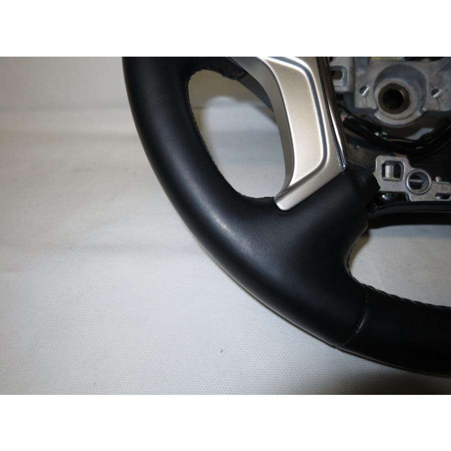 希少!ヒーター 付! アウトランダー GG2W PHEV 純正 革 ステアリング ハンドル GG3W GF7W GF8W GK1W GL3W CV1W 後期 管理番号（W-3746） : 松下 ...