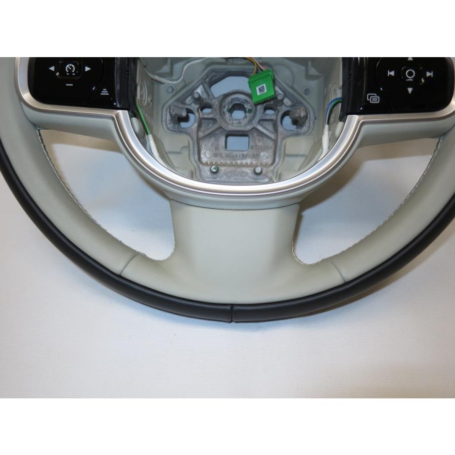 V90 ボルボ PD系 純正 ツートンコンビ 革 ステアリング ハンドル 31407814 S60 V60 XC60 S90 XC90 管理 ...