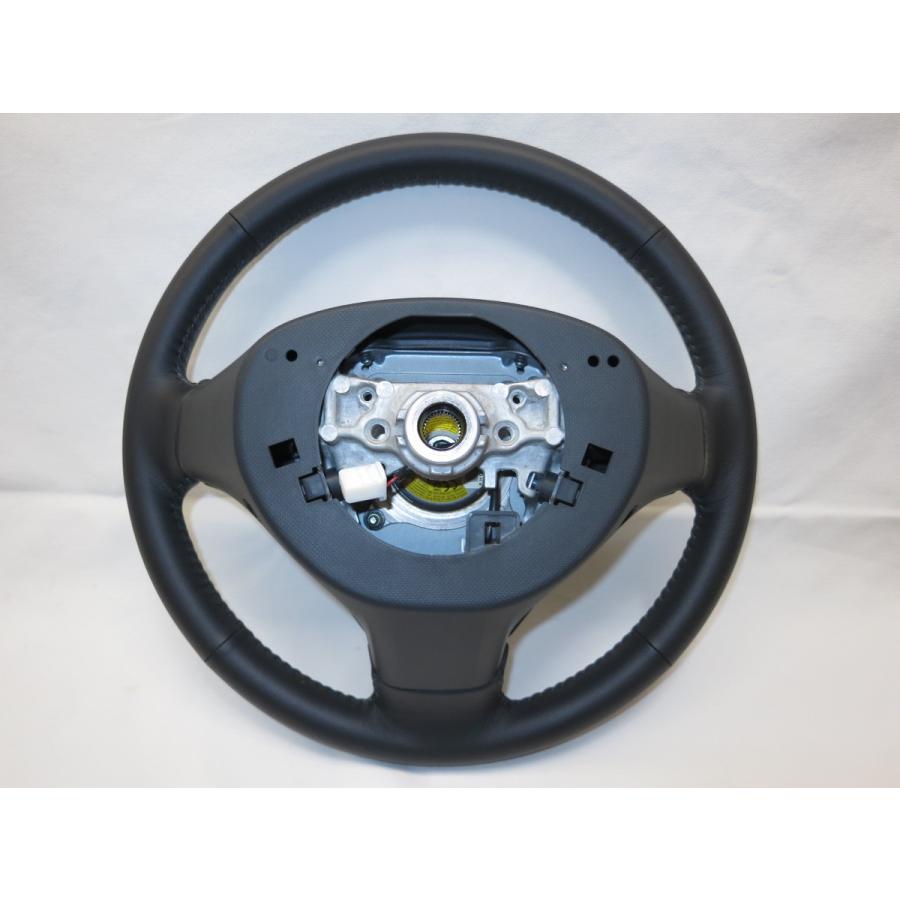 ムーブ ムーヴ カスタム LA100S 純正 革 ステアリング ハンドル エアバック エアーバック イース アトレー ハイゼット 管理番号（W-2597）インフレーター無し : a2022-3 ...