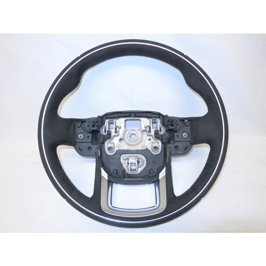 新品! ヴェラール レンジローバー 純正 ベロア レザー 革 ステアリング ハンドル LR102035 アルカンターラ 管理番号（W-3822） :a2023-1-2-13:松下自動車 ヤフー ...