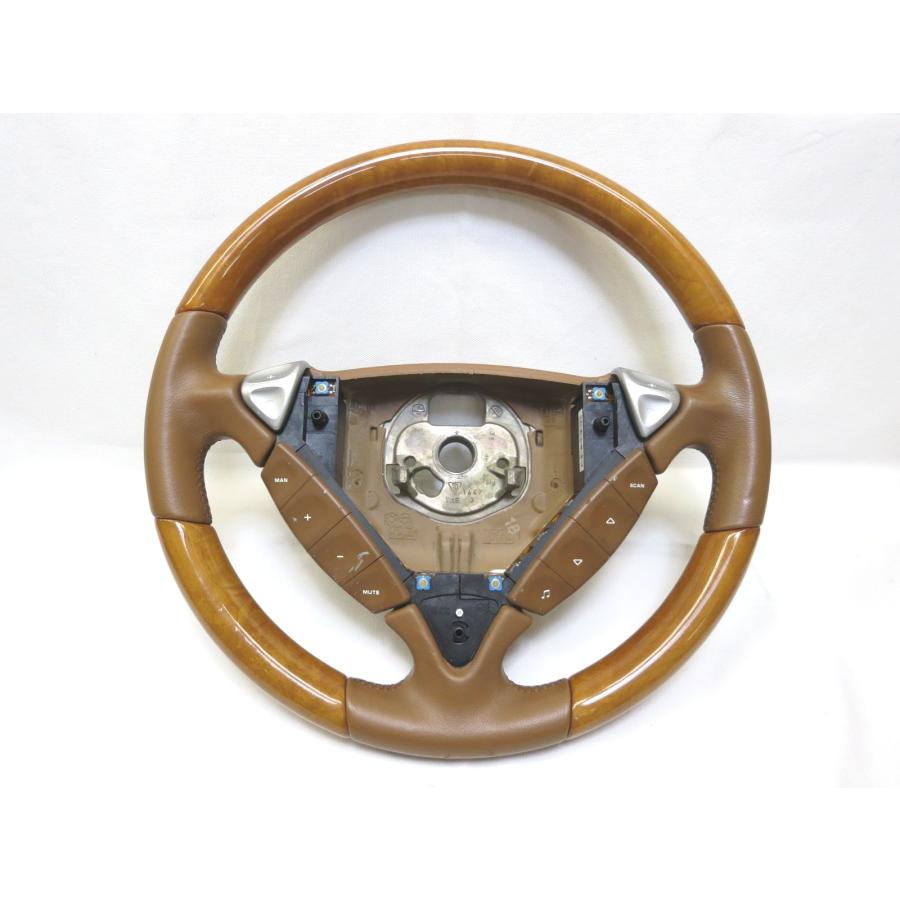 カイエン ポルシェ 9PA 955 957 純正 ウッド ステアリング ハンドル 7L5 419 091 Havanna Olive オリーブ 管理番号（W-5185） : 松下自動車 ヤフー ...