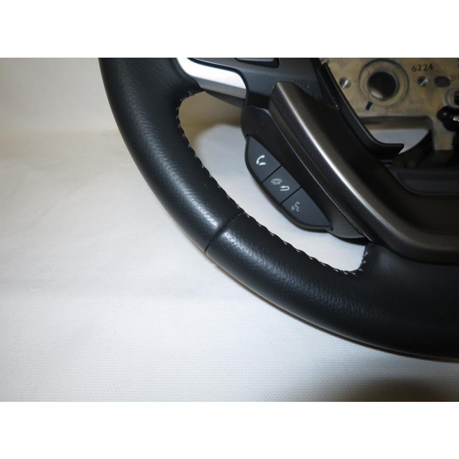 希少! パドル付! ステップワゴン スパーダ RP3 純正 革 ステアリング ハンドル スイッチ RP1 RP2 RP4 RP5 管理番号（W-4015） : 松下自動車 ヤフーショッピング店 ...