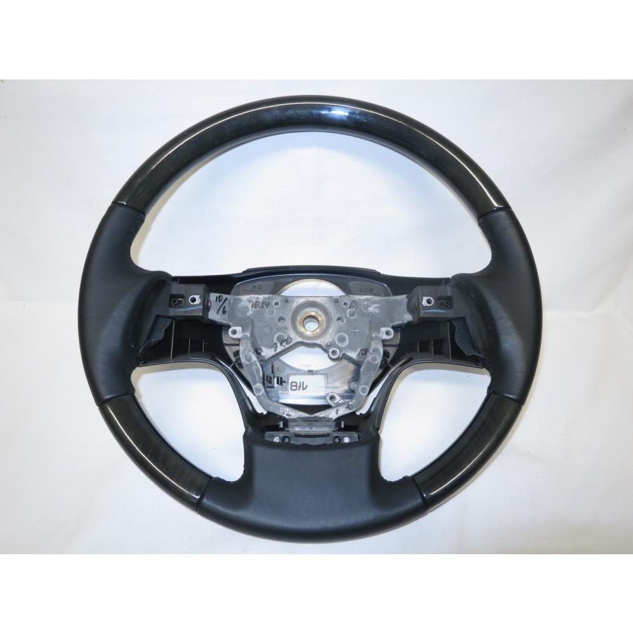 希少! 黒木! RX (10系:前期) H21(2009).1〜H24(2012).3 RX350 RX450h GYL10W 純正 ウッド ステアリング ハンドル 管理番号（W-4716 ...