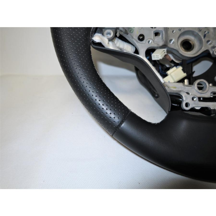 美品! LS レクサス LS460 LS600h 後期 Fスポーツ 純正 革 ステアリング ハンドル ヒーター パドル付き! 管理番号（W-4854） : 松下自動車 ヤフーショッピング店 ...
