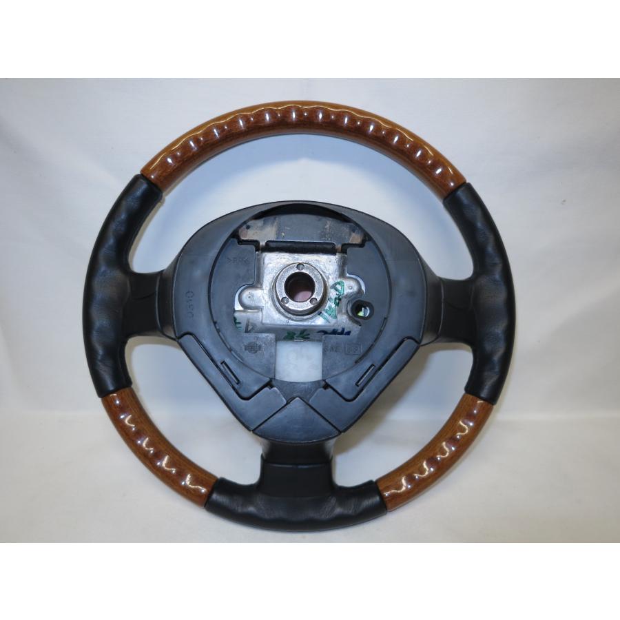 マーチ ボレロ K11 純正 ウッド ステアリング 運転席 エアバック エアーバック カバー mats セレナ C24 キューブ 管理番号（W-4633） : 松下自動車 ヤフーショッピング店 ...