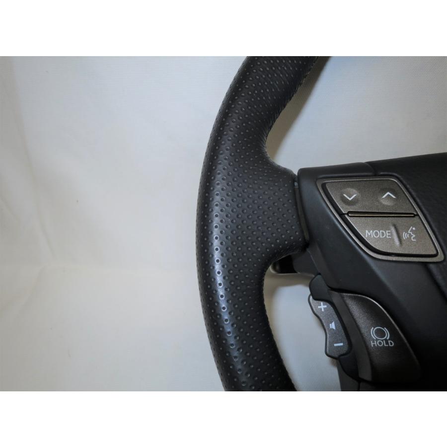 希少SZ!パドル付き!中期! LS460 LS600h USF40 UVF46 LS 純正 黒 革 ステアリング エアバック エアーバック カバー 管理番号（W-4731） :a2023-6 ...