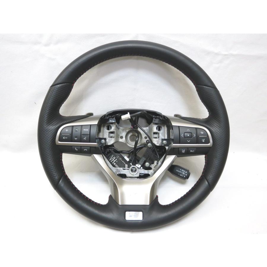 希少! RX (20系:前期) Fスポーツ 純正 革 ステアリング ハンドル ヒーター パドル GS (10系:後期) /LX (200系:後期) 管理番号（W-5239） : 松下自動車 ...