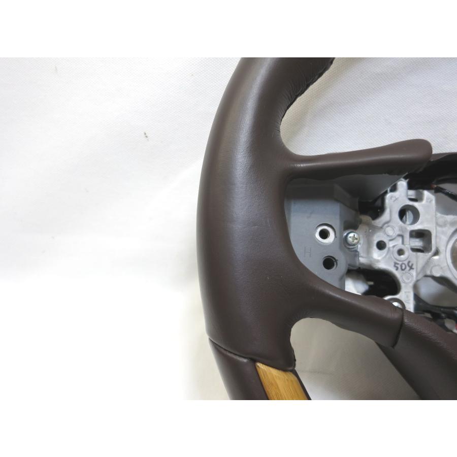 美品!バンブー! ES300h AXZH10 レクサス 純正 ウッド ステアリング ハンドル ヒーター&バイブ付! 45100-33A32-E2 管理番号（W-5261） : 松下自動車 ...