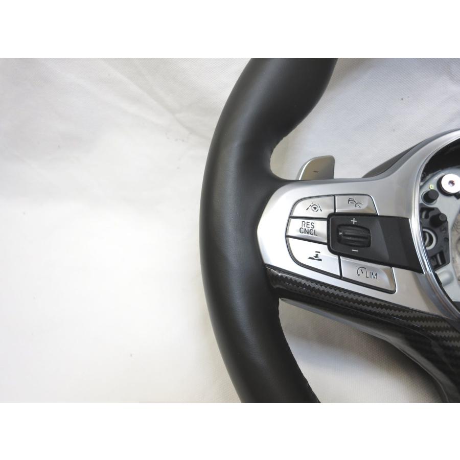 希少! G11 7シリーズ BMW 純正 Mスポーツ 革 ステアリング ハンドル G01 G30 X5M X4M X3M F90 F97 管理番号（W-5270） : 松下自動車 ヤフー ...