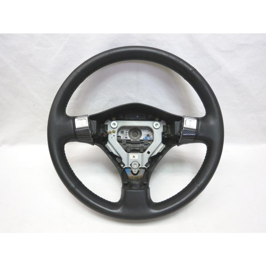 スカイライン R34 純正 革 ステアリング ハンドル 状態が良くないので、補修ベースでお願いします。 シルビア S15 管理番号（W-5929） : a2024-10-25-12 : 松下 ...