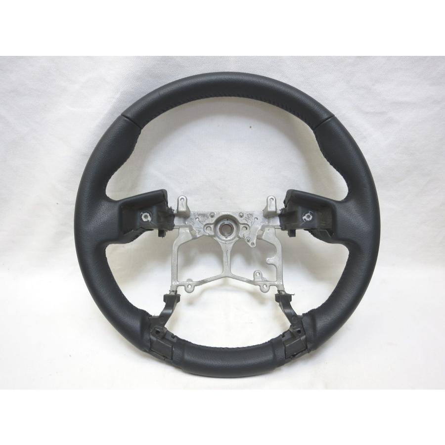 希少! ランドクルーザー プラド 150系 黒革! H21(2009).9〜H29(2017).9 前期 中期 純正 革 ステアリング ハンドル 管理番号（W-5970） : a2024-11 ...