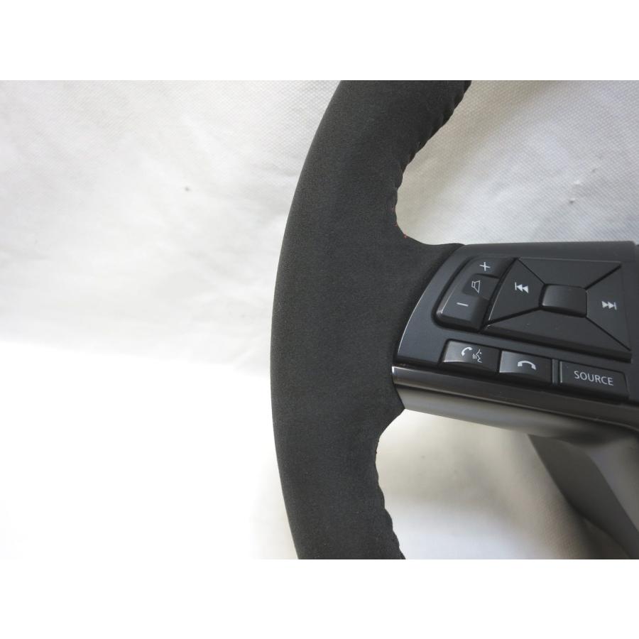 希少! ノート NISMO ニスモ E12 HE12 e-POWER 後期 純正 ステアリング ハンドル 革 アルカンターラ レッドステッチ 管理番号（W-5952） : a2024-11-3 ...