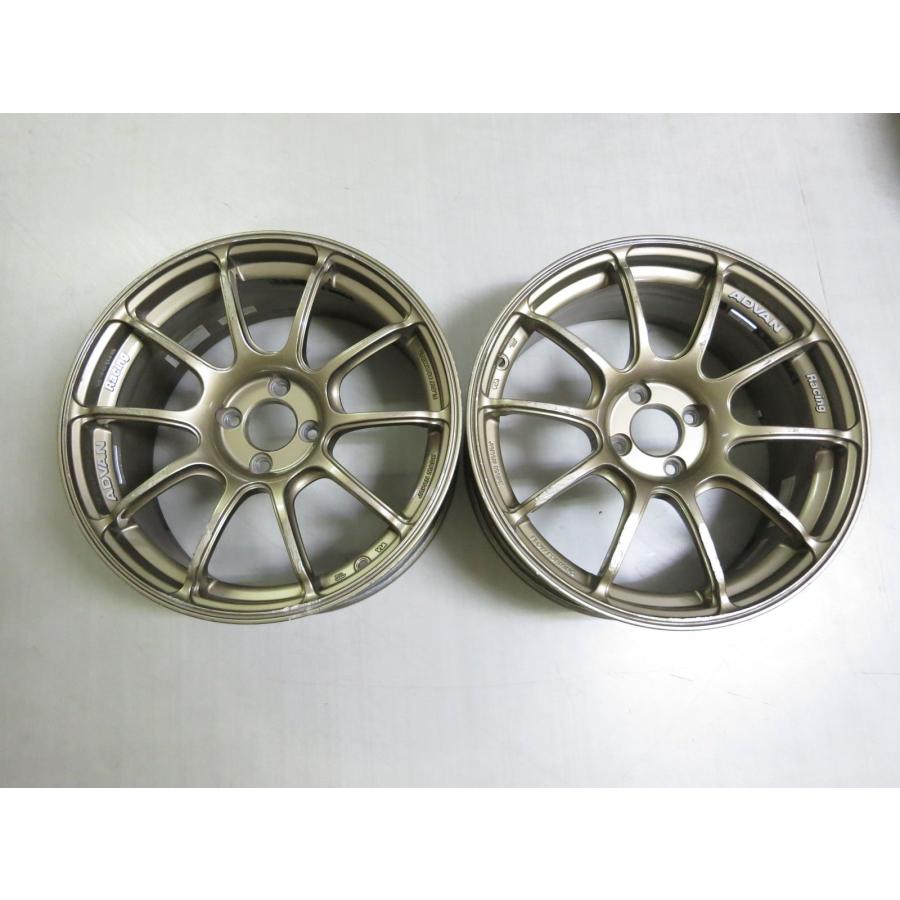 ADVAN Racing RZII RZ2 レーシング ブロンズ 7.5J ＋38 100 4H 17インチ 2本 アドバン ロードスター ...