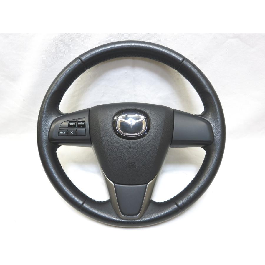 MPV MP-V LY3P 後期 純正 革 ステアリング 運転席 エアバック エアーバック カバー mats L528 57 K00 管理番号（W-5345） : 松下自動車 ヤフー ...