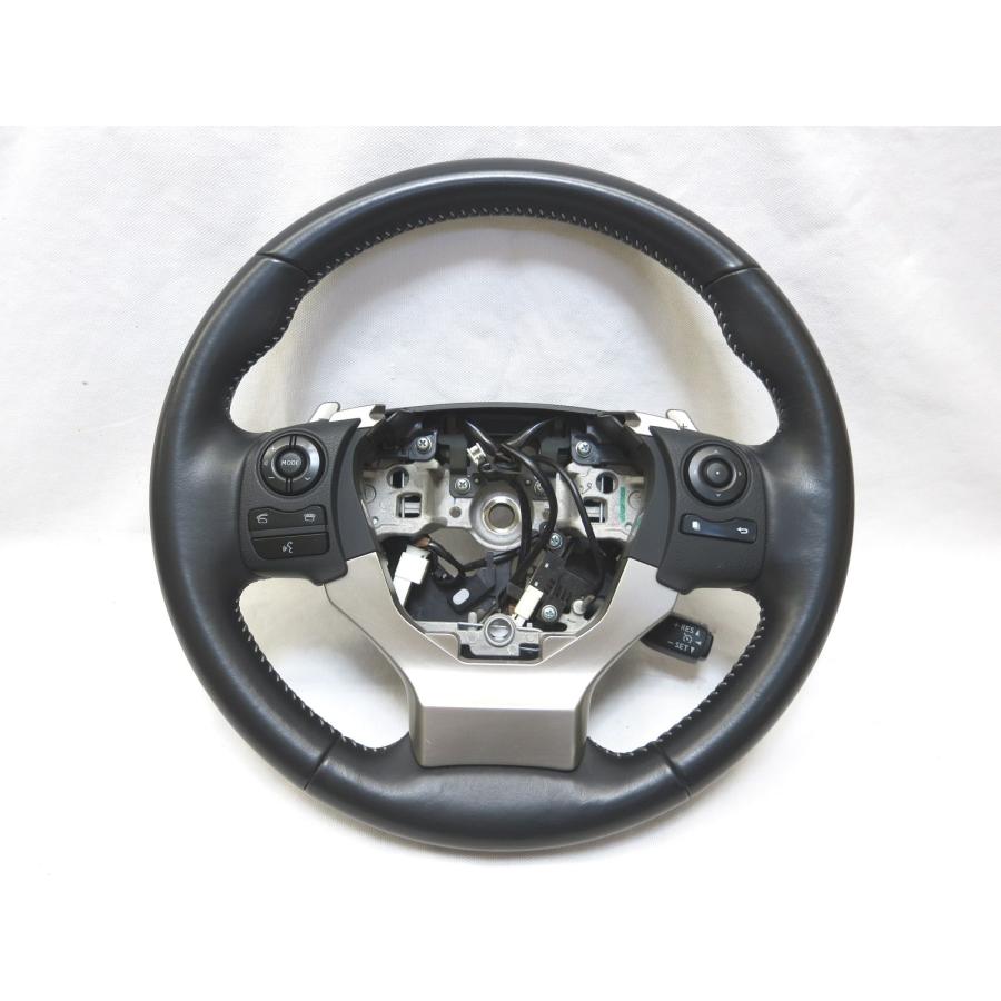 IS 30系 GSE30 純正 革 ステアリング ハンドル 45100-53440-C0 パドル シフト スイッチ NX/ RC/CT 後期 ...