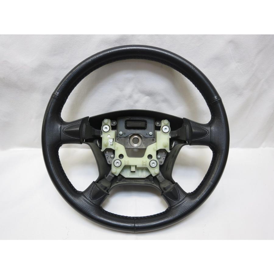 CRV CR-V RD7 RD6 RD5 RD4 純正 革 ステアリング ハンドル mats+B 上面に捲れが有ります。 管理番号（W-6145） : a2025-1-20-3 : 松下自動車 ...