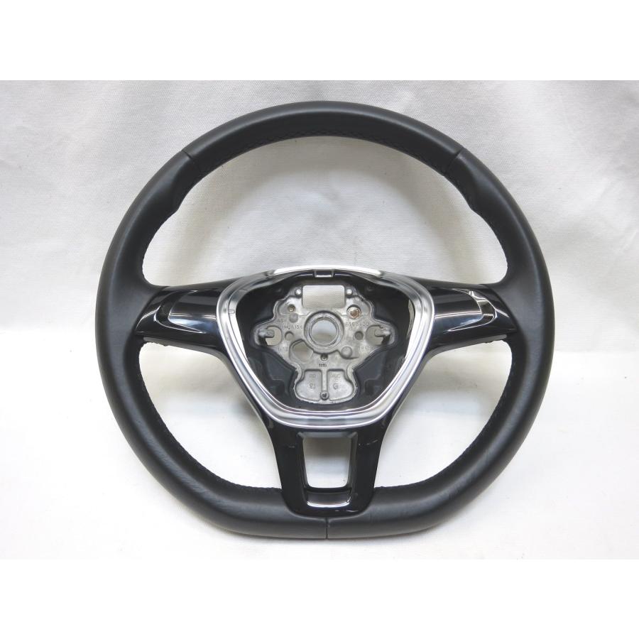 ゴルフ7 ゴルフVII AUCJZ 純正 革 ステアリング ハンドル 5G0 419 091 622995100A 管理番号（W-6441） : 松下自動車 ヤフーショッピング店 - 通販 ...