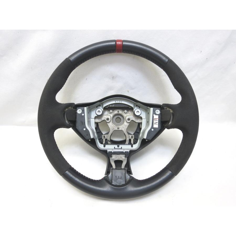 美品! ニスモ 純正 アルカンターラ 革 ステアリング ハンドル マーチ K13 キューブ Z12 ノート E12 管理番号（W-6486） : 松下自動車 ヤフーショッピング店 - 通販 ...