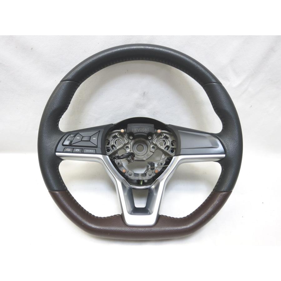 ノート HE12 E12 e-POWER X モードプレミア 純正 ブラウンコンビ 革 ステアリング ハンドル 48430-8A56B 管理番号（W-6473） : 松下自動車 ヤフー ...