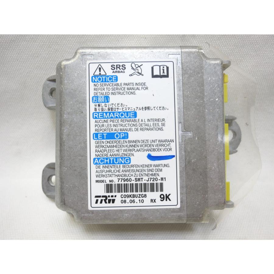 ★保証付★シビック FD2 FD1 タイプR エアバック エアーバック コンピューター 77960-SMT-J720-M1 77960-SMT-J72 9K 管理番号（KM-D） : 松下 ...