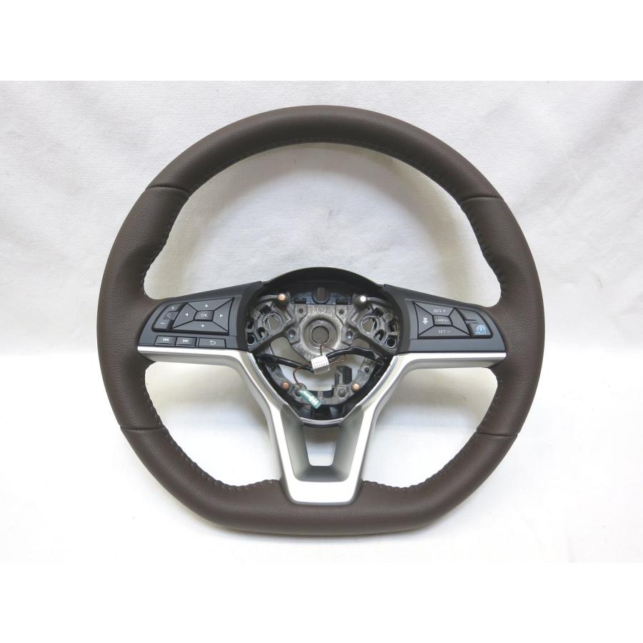 新品! ノート E12 メダリスト 純正 ブラウン 革 ステアリング ハンドル スイッチ 48430-5TK2B 管理番号（W-6596） : 松下自動車 ヤフーショッピング店 - 通販 ...