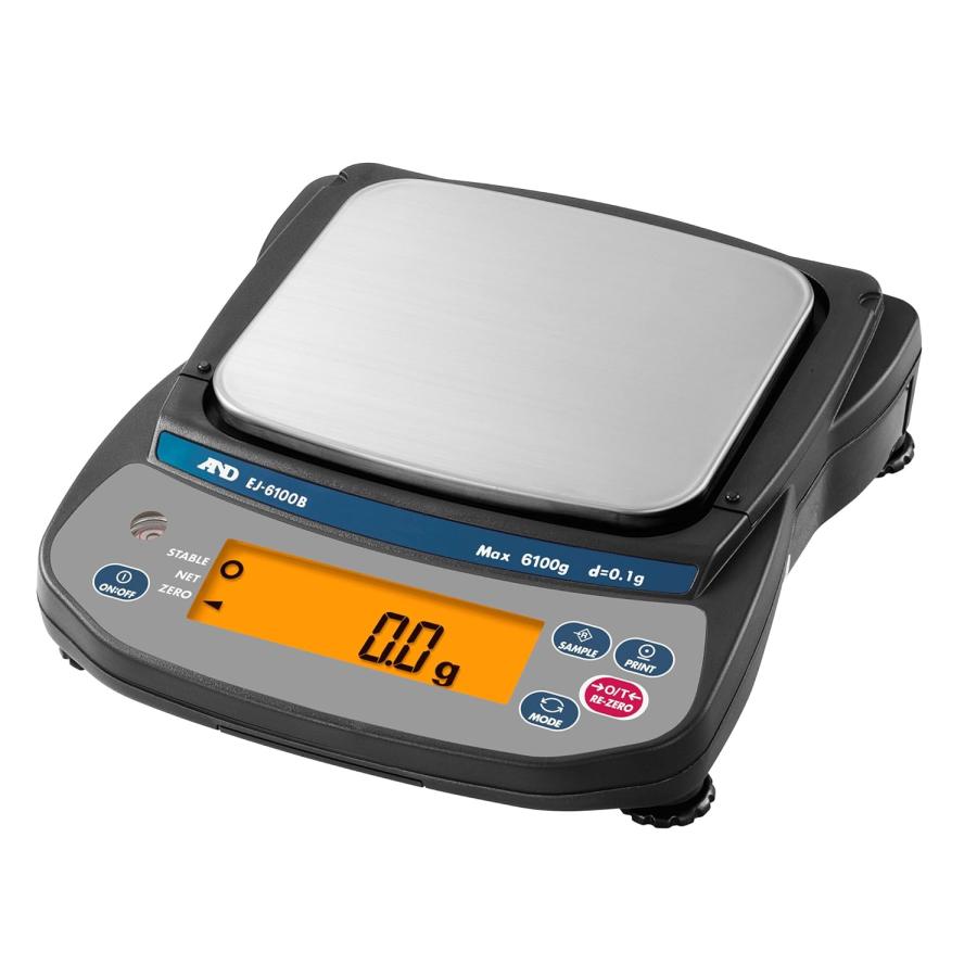 【一般校正付オプション有】A&D EJ-6100B パーソナル天びん 最大 ひょう量 6100g 最小表示 0.1g ベーシックタイプ ...