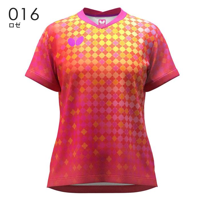 【メール便可】バタフライ 卓球ユニフォーム レディース ミナレア・シャツ 46549 ドライ 速乾 : 46549 : マツダスポーツ ...