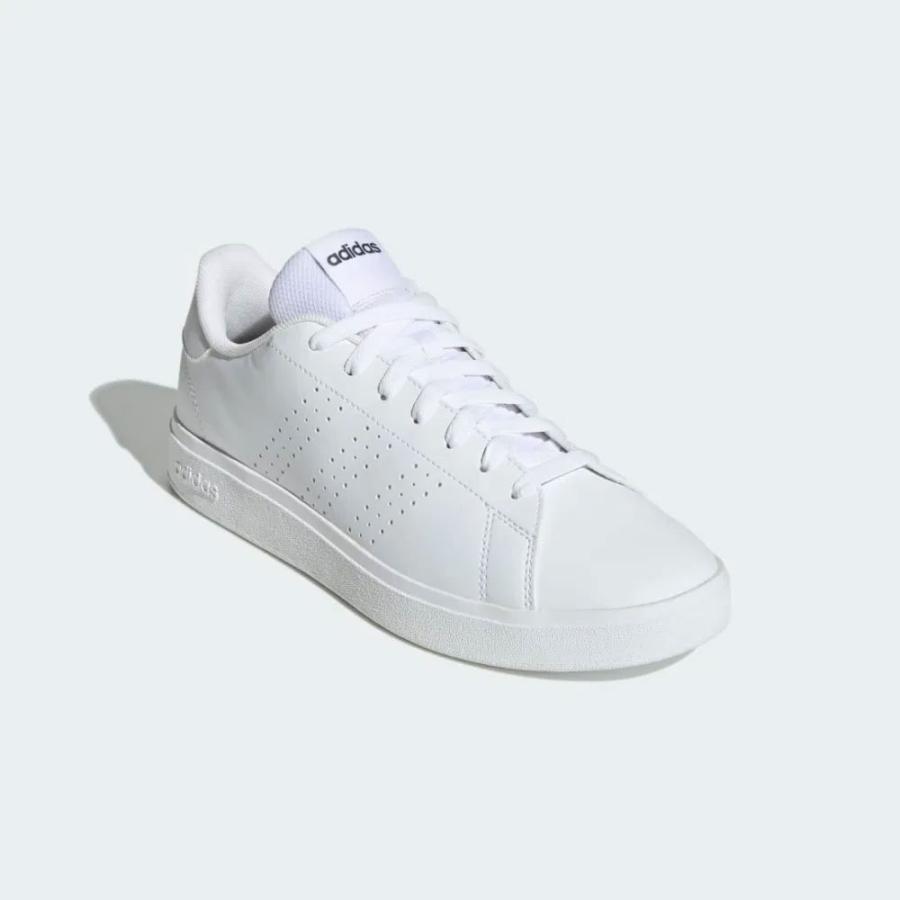 adidas（アディダス） 送料無料 ADVANCOURT BASE 2.0 U 白×紺 スニーカー メンズ レディース IG9183 ...