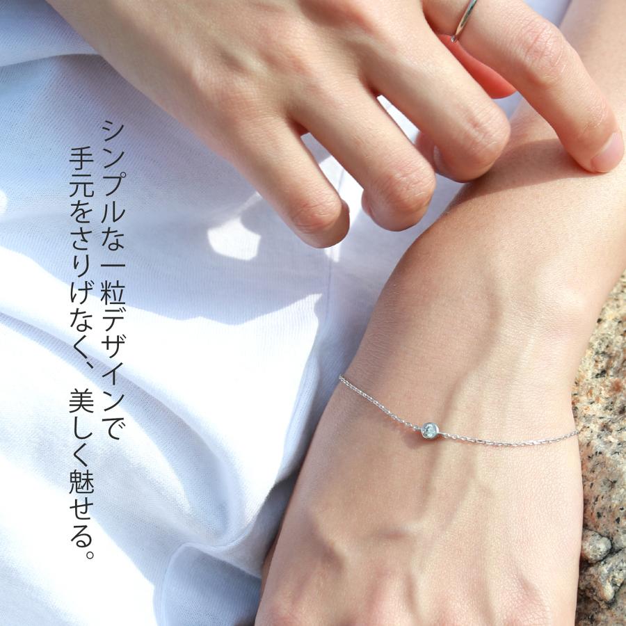 ブレスレット レディース ジルコニア チェーンブレスレット K18 ブレスレット レディース ジルコニア チェーンブレスレット K18