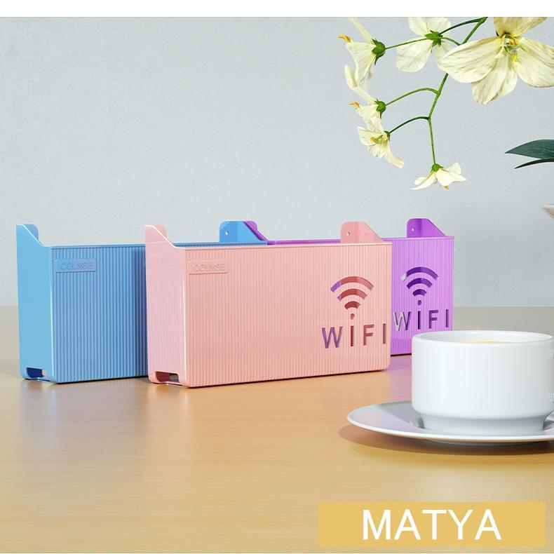 ルーター収納ボックス ケーブルボックス Wifi機器収納ボックス Wi-Fiルーター 壁掛け 配線整理 スッキリ 壁面収納 ロゴ入り シンプル ...
