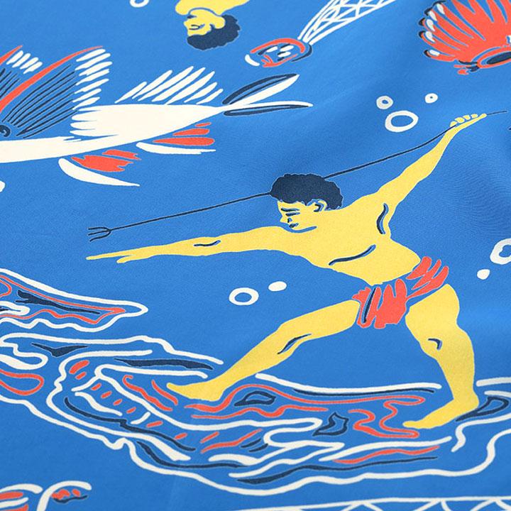 SUN SURF KEONI OF HAWAII RAYON S/S 2023SS “WAIKIKI REEF” by JOHN MEIGS ...
