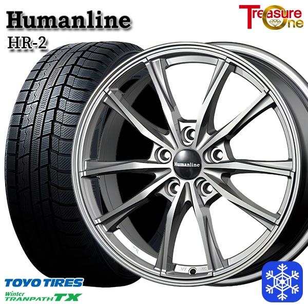 235/60R18インチ TOYO トーヨー ウィンター トランパス TX 5H114.3 スタッドレスタイヤホイール4本セット ヒューマンライン HR02 DG : hr02-1870 ...
