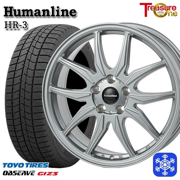 TOYO TIRES 235/60R18インチ トーヨー オブザーブ ギズ3 GIZ3 5H114.3 スタッドレスタイヤホイール4本セット ヒューマンライン HR03 DS : エムオート ...