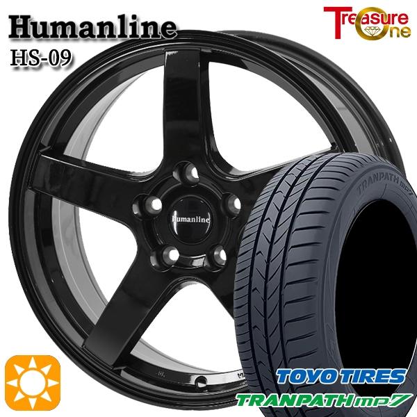 サマータイヤ ホイール4本セット 225/55R18インチ 5H114 トレジャーワン ヒューマンライン HS09 BK トーヨー トランパス MP7 : hs09b-1870-1145 ...