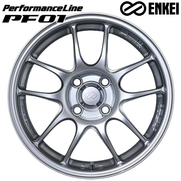ENKEI エンケイ パフォーマンスライン PF01 15インチ 7.0J 4H100 +35 スパークルシルバー アルミホイール単品 1本 4本以上送料無料 : エムオートギャラリー新横浜店 ...