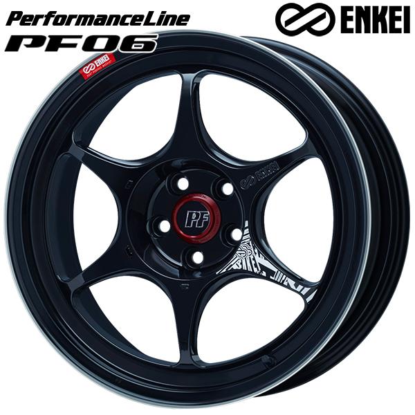 ENKEI エンケイ パフォーマンスライン PF06 17インチ 7.5J 5H114.3 +38 マシニングブラック アルミホイール単品 1本 4本以上送料無料 : エムオートギャラリー ...