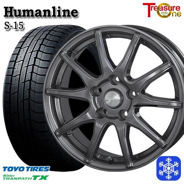 ウィンタートランパス 235/60R18インチ TOYO トーヨー ウィンター トランパス TX 5H114.3 スタッドレスタイヤホイール4本セット ヒューマンライン S15 GM : エム ...