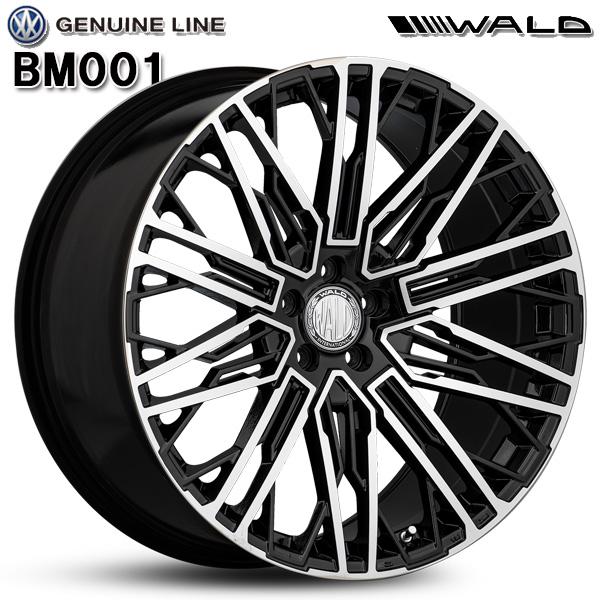 WALD（ヴァルド） ジェニュインライン BM001 22インチ 10.5J 5H112 +42 ブラックポリッシュ アルミホイール単品 4本 ...