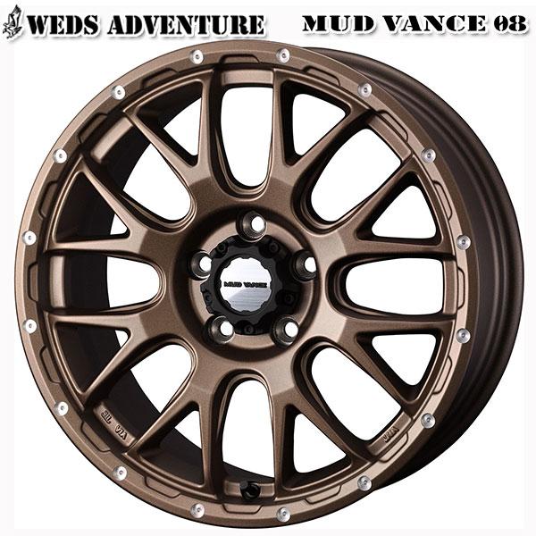 ウィンラン サマータイヤ ホイール4本セット 225/65R17インチ 5H114 Weds MUD VANCE08 ウェッズ マッドヴァンス08 BR MAXCLAW H/T2 : エム ...