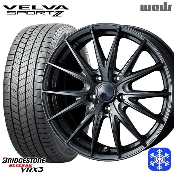 ブリザック クラウンスポーツ 235/60R18インチ ブリヂストン VRX3 5H114.3 スタッドレスタイヤホイール4本セット Weds ヴェルヴァ スポルト2 : エムオートギャラリー ...