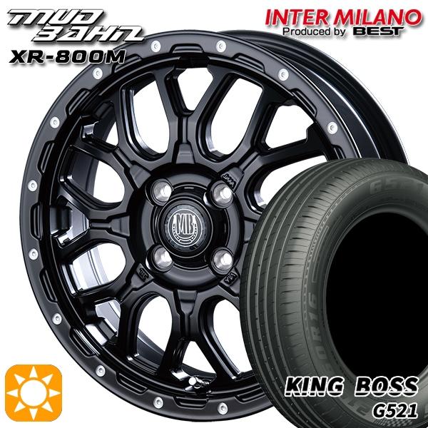 サマータイヤ ホイール4本セット 165/60R14インチ 4H100 BEST MUD BAHN マッドバーン XR-800M MBK/PP キングボス G521 : x80m-mp ...