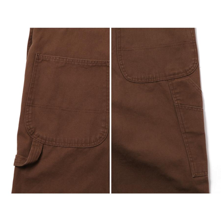 Dickies オーバーオール DB100 Rinsed Duck ＆ Denim Bib Overalls Classic ディッキーズ ウォッシュ ダック デニム サロペット メンズ ...