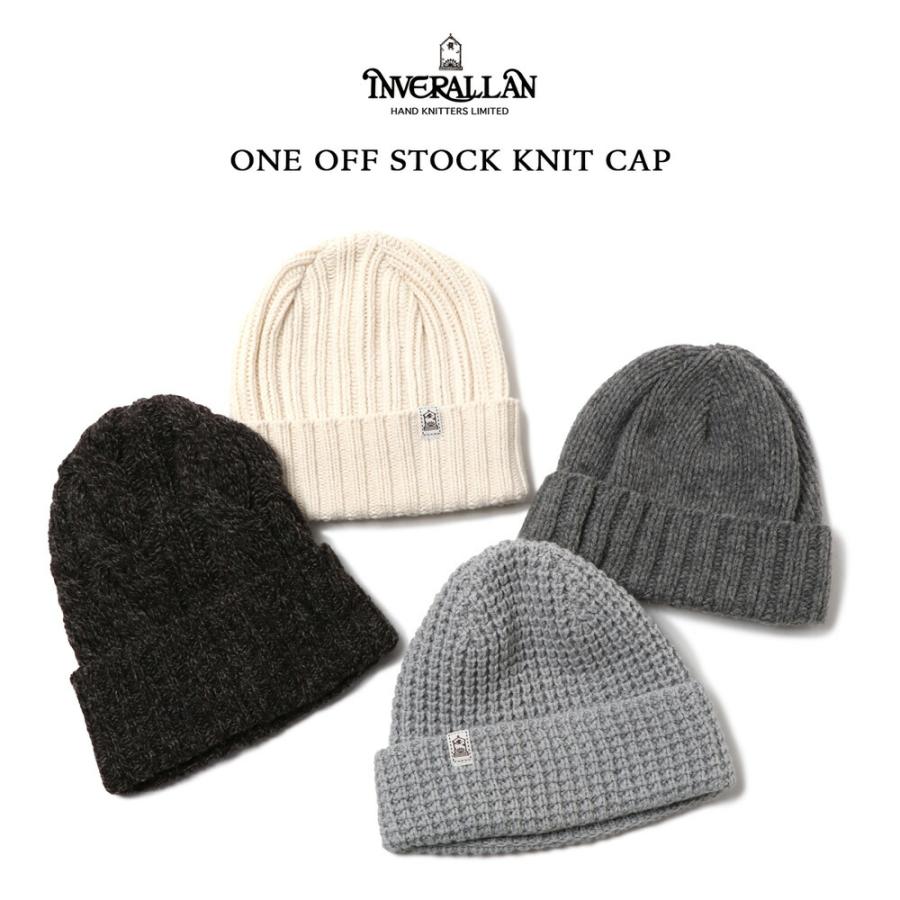 INVERALLAN インバーアラン ニットキャップ One Off Stock Knit Cap 帽子 ハンドニット スコットランド製 ...