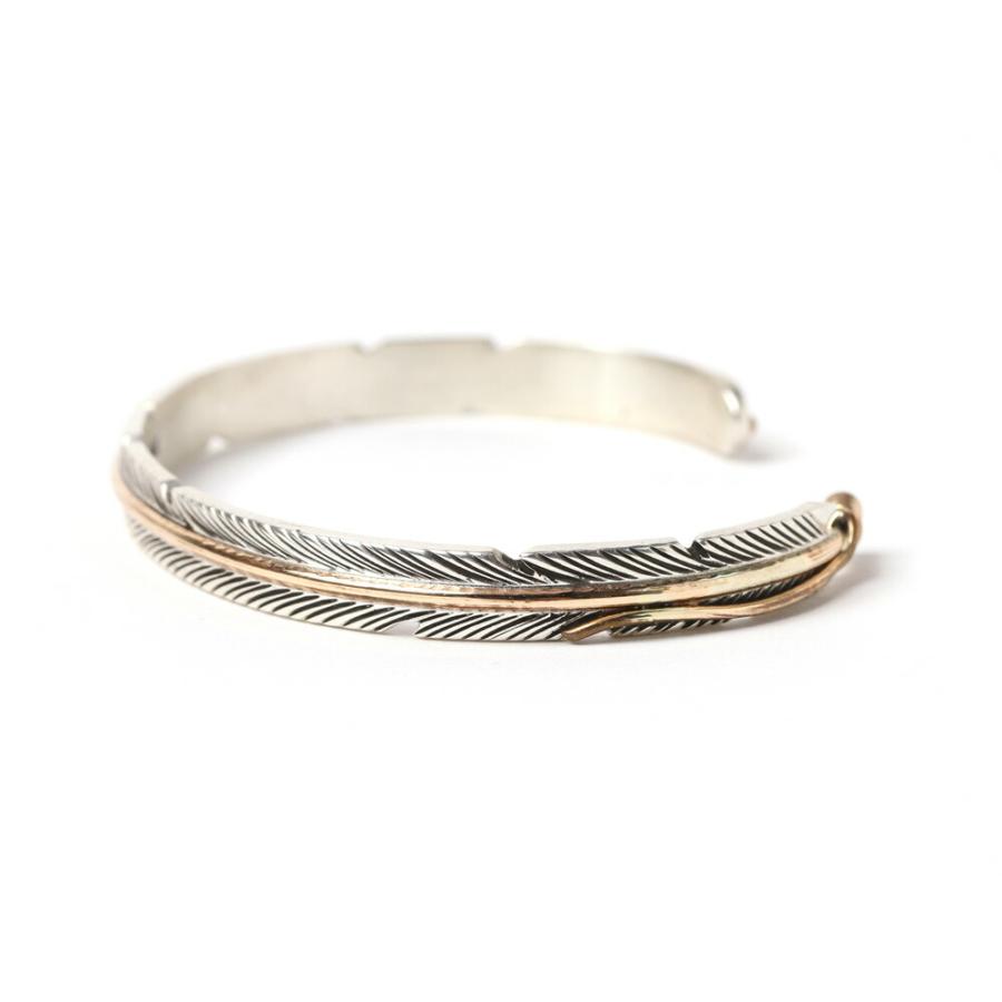 NAVAJO Harvey Mace ハービー ・メイス Feather Bangle フェザーバングル ナバホ族 Navajo インディアンジュエリー 羽 バングル シルバー ...