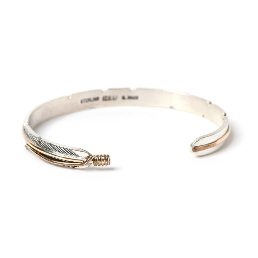 NAVAJO Harvey Mace ハービー ・メイス Feather Bangle フェザーバングル ナバホ族 Navajo インディアンジュエリー 羽 バングル シルバー ...