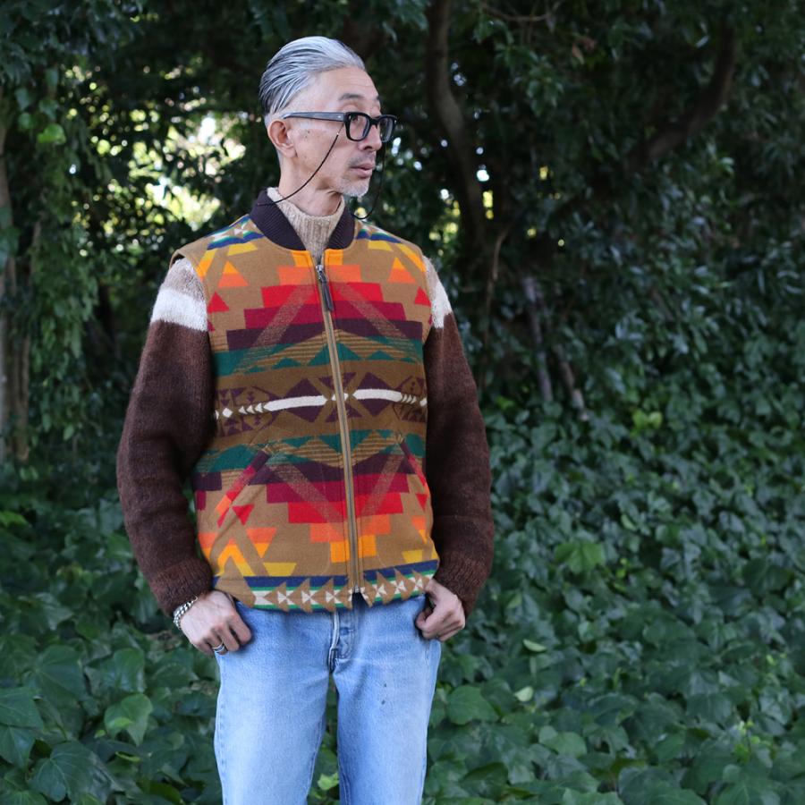 PENDLETON ペンドルトン COLTON QUILTED ZIP VEST ウールベスト ジャガード ベスト Alto Mesa ...