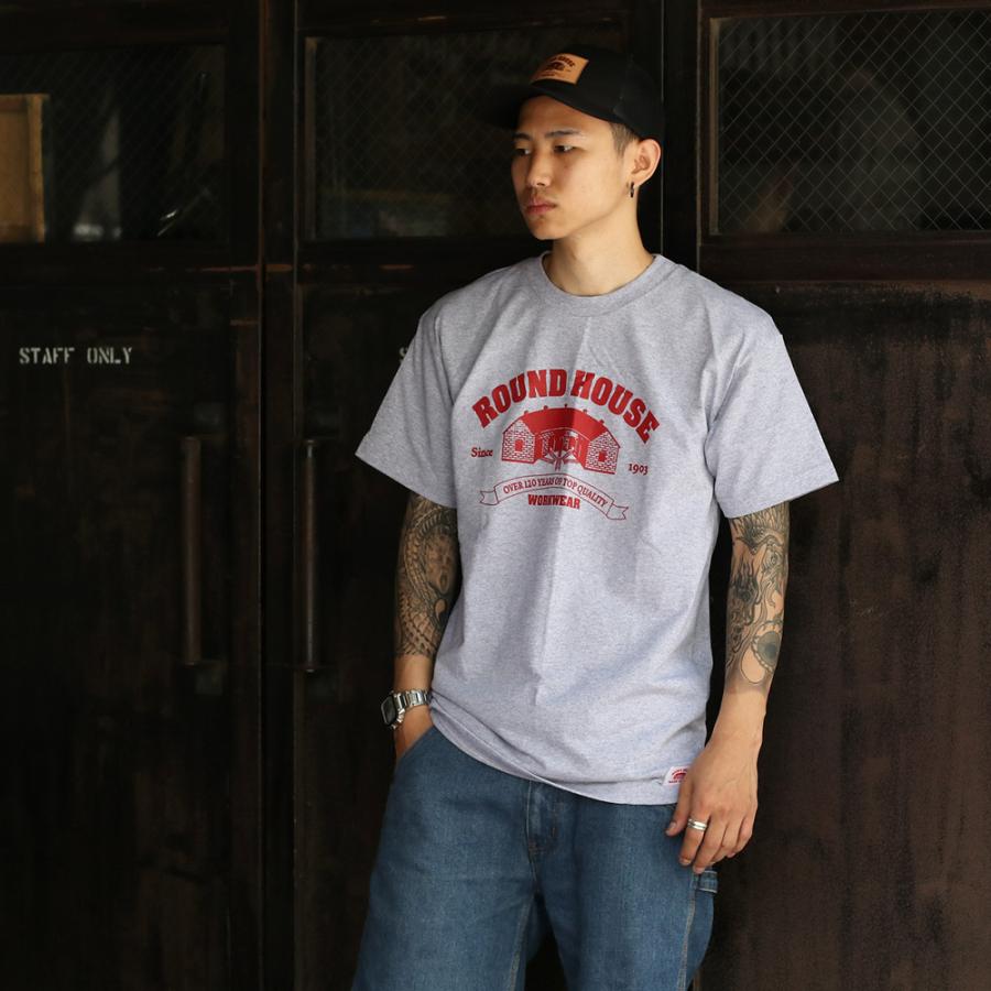 ROUND HOUSE ラウンドハウス #620 LOGO T-SHIRT 半袖 tシャツ プリントシャツ メンズ USサイズ プリントt ...