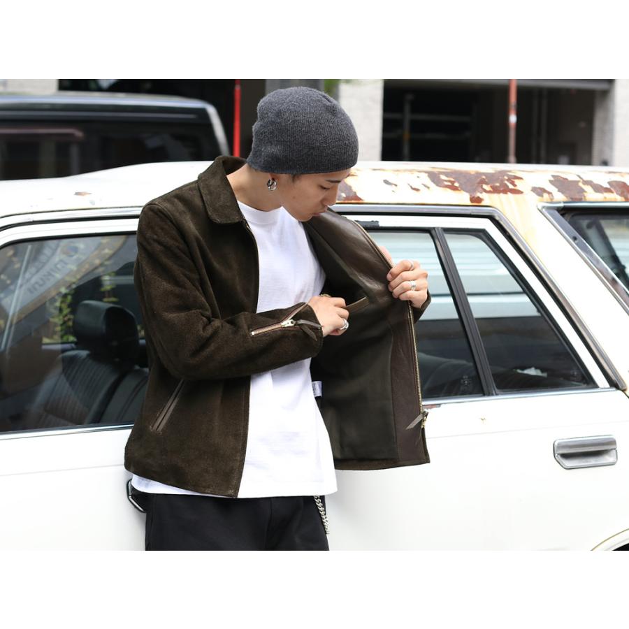 Y'2 LEATHER ワイツーレザー TR-65 STEER SUEDE SINGLE RIDERS ステアスエード シングル ライダース ...