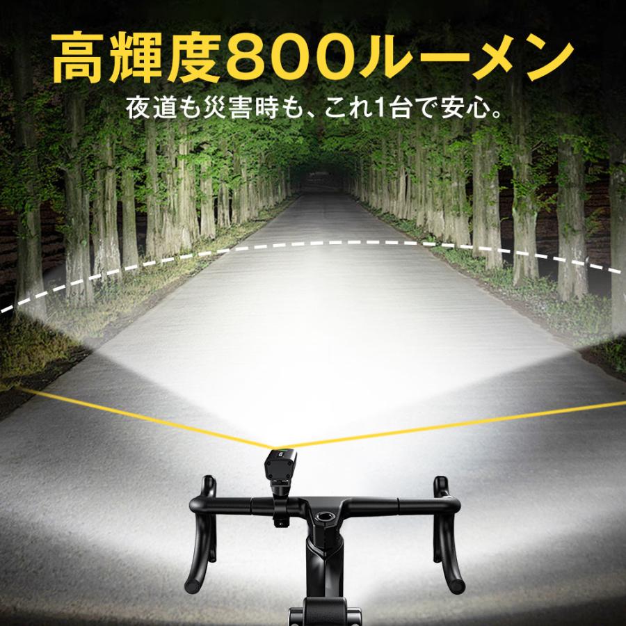 自転車ライト LED 充電式 ライト 自転車 360°回転 小型 高輝度 防水 明るい 最強 5つモード 大容量バテリー 3500mAh 取り付け簡単 多機能 バッテリー機能付き ...