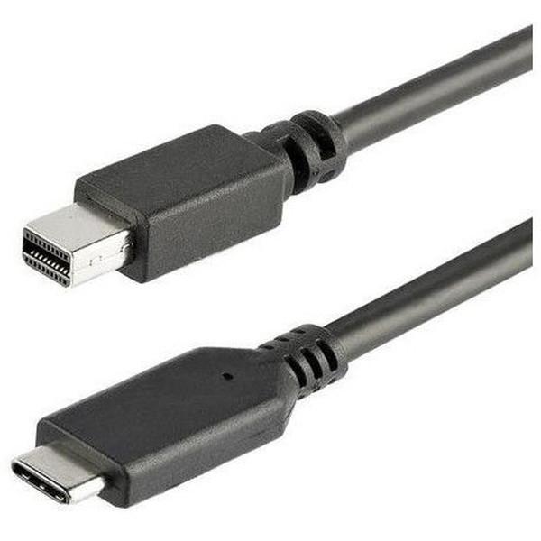StarTech.com StarTech CDP2MDPMM1MB ブラック USB Type-C-ini DisplayPort 変換ディスプレイアダプタケーブル 1m 4K/60Hz ...